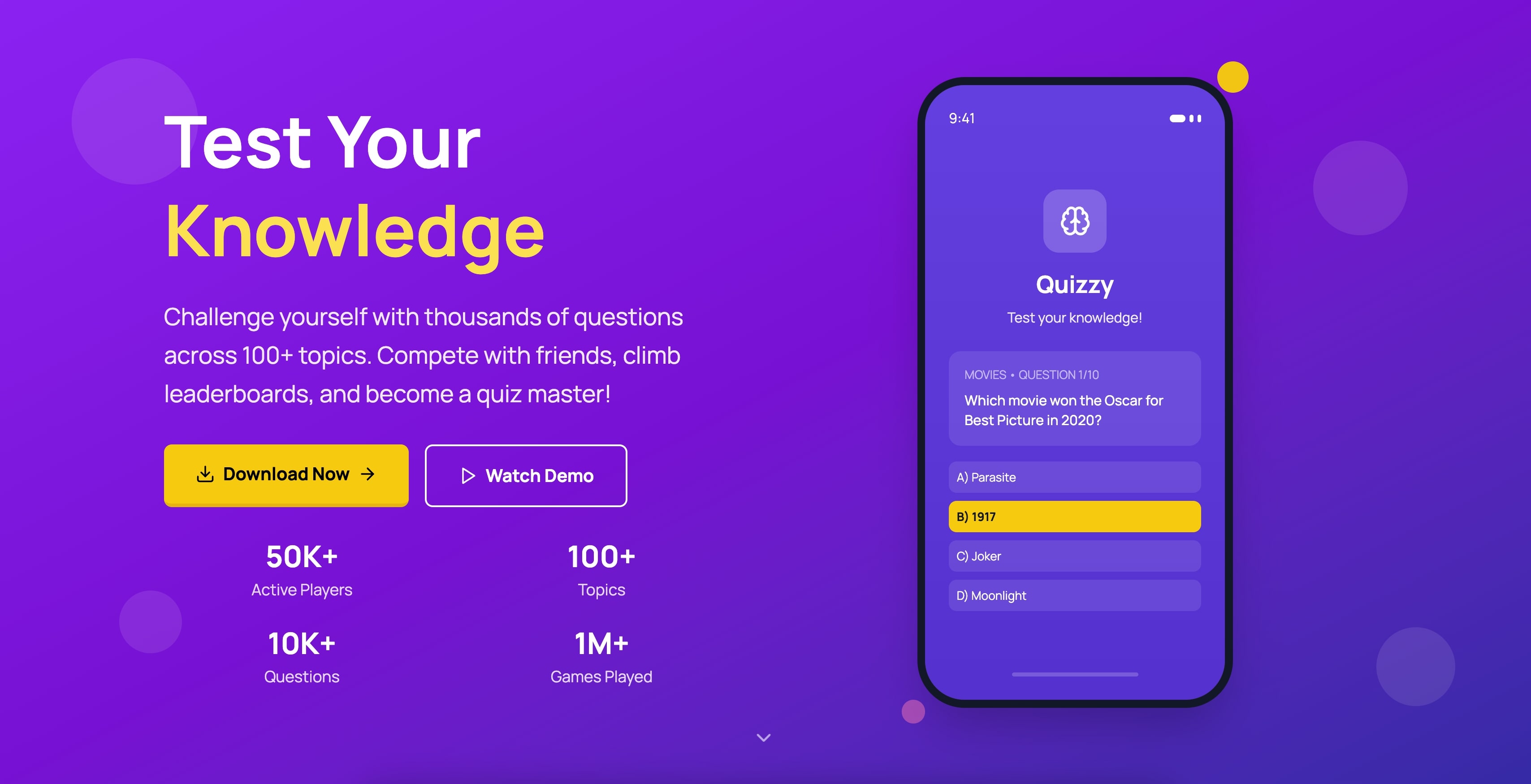 Quizzy - Ultimate Quiz Game | Test Your Knowledge